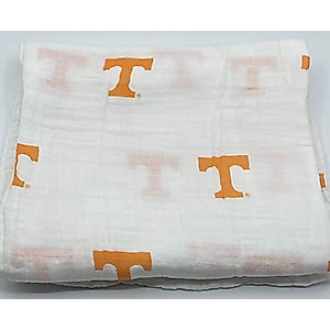 Three Little Anchors University of Tennessee Muslin Swaddle Blanket 47x47in
