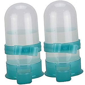 Baluue Plastic Bird Drinker - 2pcs Pigeon Feeder Automatic Birds Feeder Food Dispenser Feeders for Cage, Parrot Feeder for Parakeet Canary Cockatiel Finch