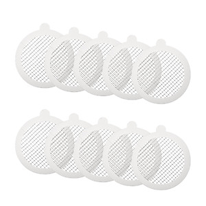 YS0911 10pcs Disposables Shower Drain Hair Catcher Mesh Stickers for Floor Drain Bathtub Bathroom Kitchen Filter Screen Stopper Round Drain Cover