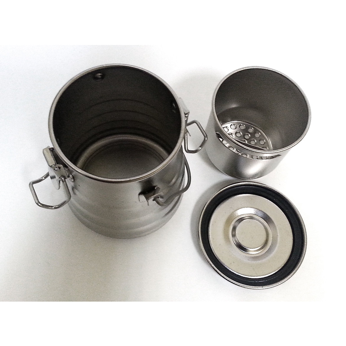 Whiskey Painters Artria Stainless Steel Air Tight Artist Brush Washer, 16 Oz