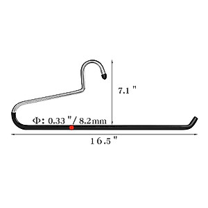 FREZON Blanket Hangers Drapery Hangers Heavy Duty Space Saving Nonslip - Great for Quilts, Sleeping Bags, Comforters, Table Cloths(12 Pack)