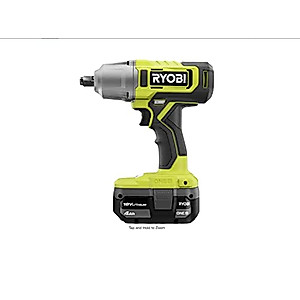 RYOBI ONE+ 18V Cordless 1/2 in. Impact Wrench Kit with 4.0 Ah Battery and Charger, (PCL265K1)
