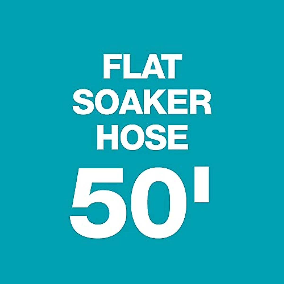 Gilmour Flat Weeper Soaker Hose, 50 feet, Black (870501-1001)