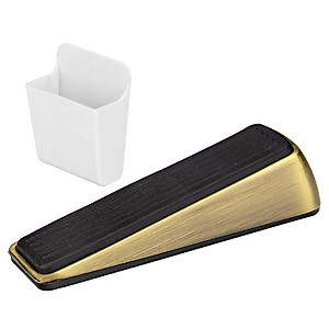 Metal Door Stop, Heavy Duty Door Stop, Anti-Scratch/Rust Wedge Stopper for Bottom of Door Rubber Heavy Doorstops Wedge Door Stoppers