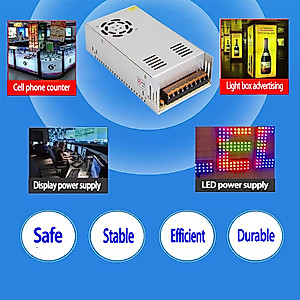 110v/220v to 12v Converter 12v Power Supply 12 Volt Power Supply 12v Dc Power Supply Power Supply 120v to 12v Converter Ac to Dc Converter(AC110V to DC12V 30A 360W)