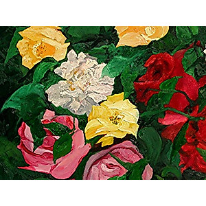 Enlaced, Still Life Rose Flowers By Internationally Renowned Artist Andre Dluhos
