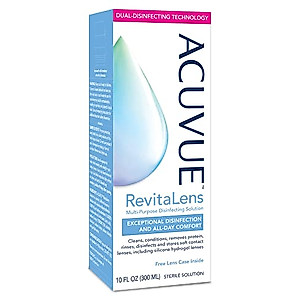ACUVUE® RevitaLens Multi-Purpose Disinfecting Solution, 10 oz. (Pack of 4)