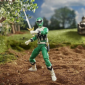 Power Rangers Lightning Collection Lost Galaxy Green Ranger 6-Inch Premium Collectible Action Figure Toy with Accessories Kids Ages 4 and Up