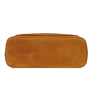 Lady Conceal Concealed Carry Delaney Distressed Leather Crossbody (Distressed Mahogany)