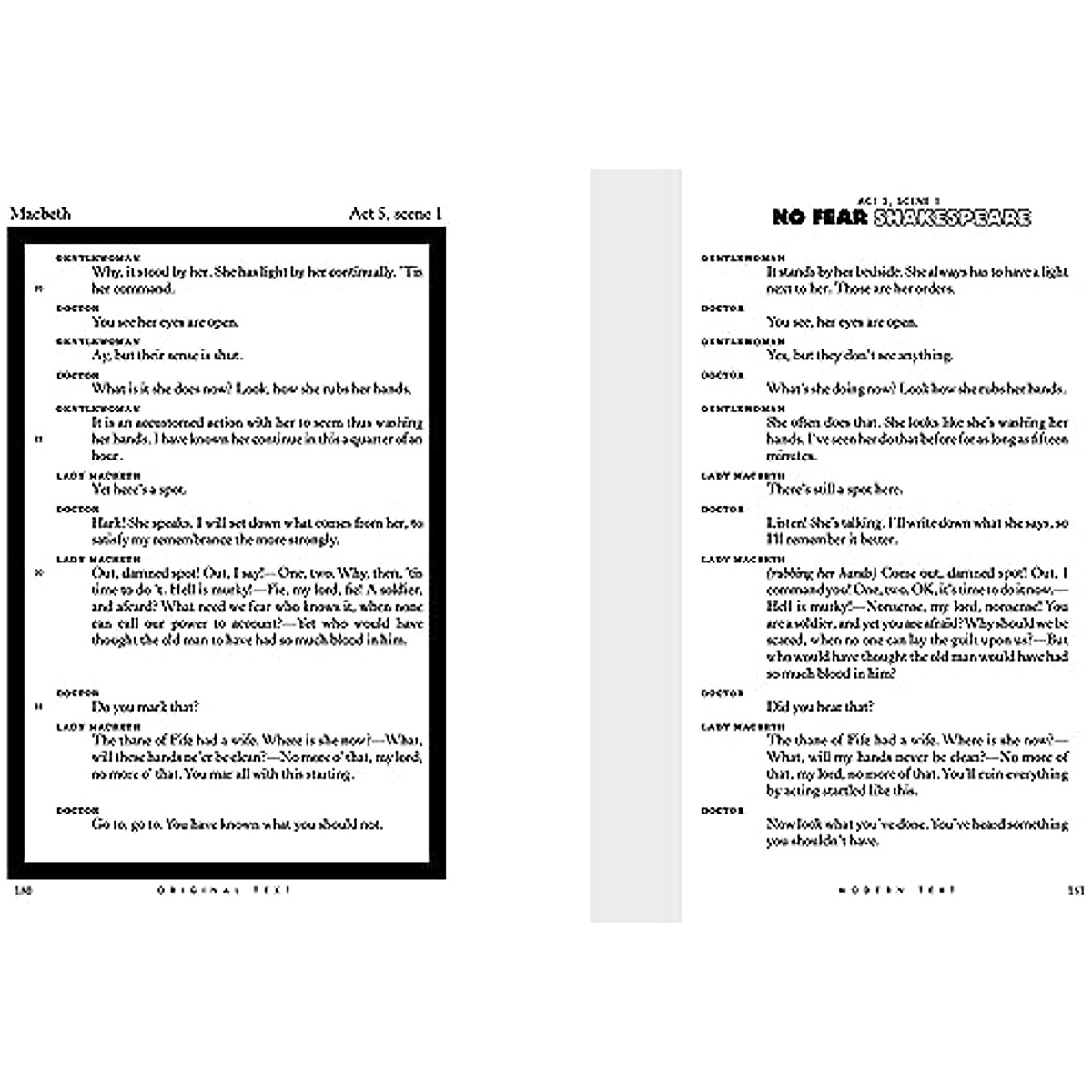 Macbeth: No Fear Shakespeare Side-by-Side Plain English