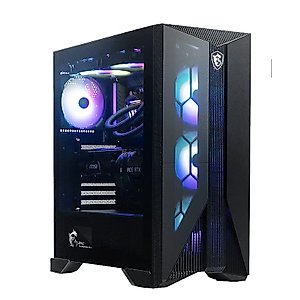 MSI Aegis RS Gaming Desktop: Intel Core i7-13700KF, RTX 4070 Ti, 32GB DDR5, 2TB M.2 NVMe, Liquid Cooling, 80+ Gold PSU, WiFi 6E, Keyboard & Mouse, DIY Friendly, Windows 11 Pro: 13NUF-439US