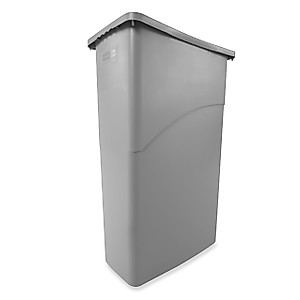 Rubbermaid Slim Jim Waste Container, 87 L - Grey