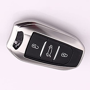 WEEAZYQ Car Keychain Cover Smart zinc Alloy Key case,Fit for Peugeot 208 308 508 3008 5008 Citroen C4 Picasso DS3 DS4 DS5 DS6