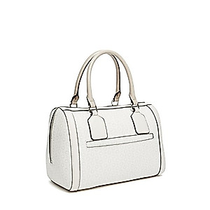 GUESS Factory Women's Burnley Faux-Leather Logo Box Satchel