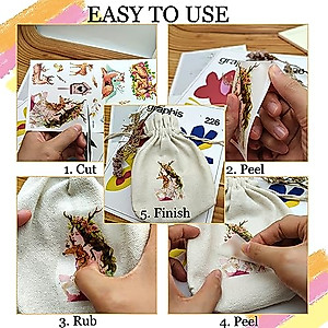 Rub on Transfers for Crafts, 16Sheets Marine Theme Rub on Transfer Stickers Rub on Stickers Transfer Stickers Rub on Transfer Rub on Transfer Paper Rub on Decals Transfers for Crafts for Scrapbooking