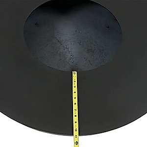 Sunnydaze 40-Inch Cast Iron Fire Pit Bowl with Cooking Ledge - Wood Burning