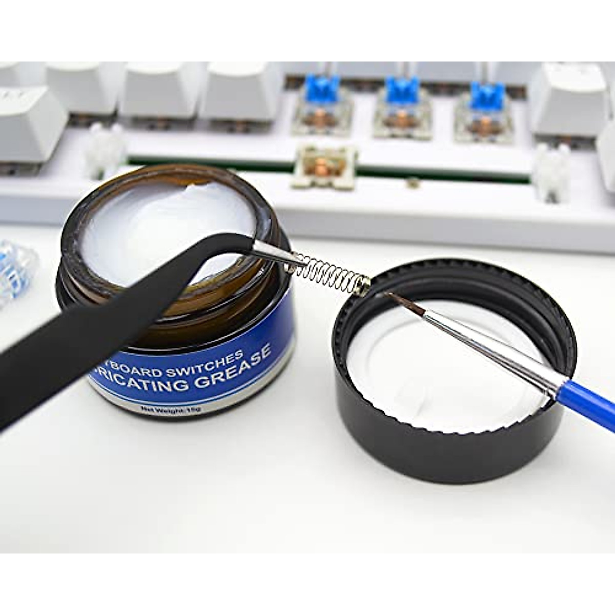 RUNJRX Keyboard Lube Kit with Switch Opener Tweezers for Custom ...