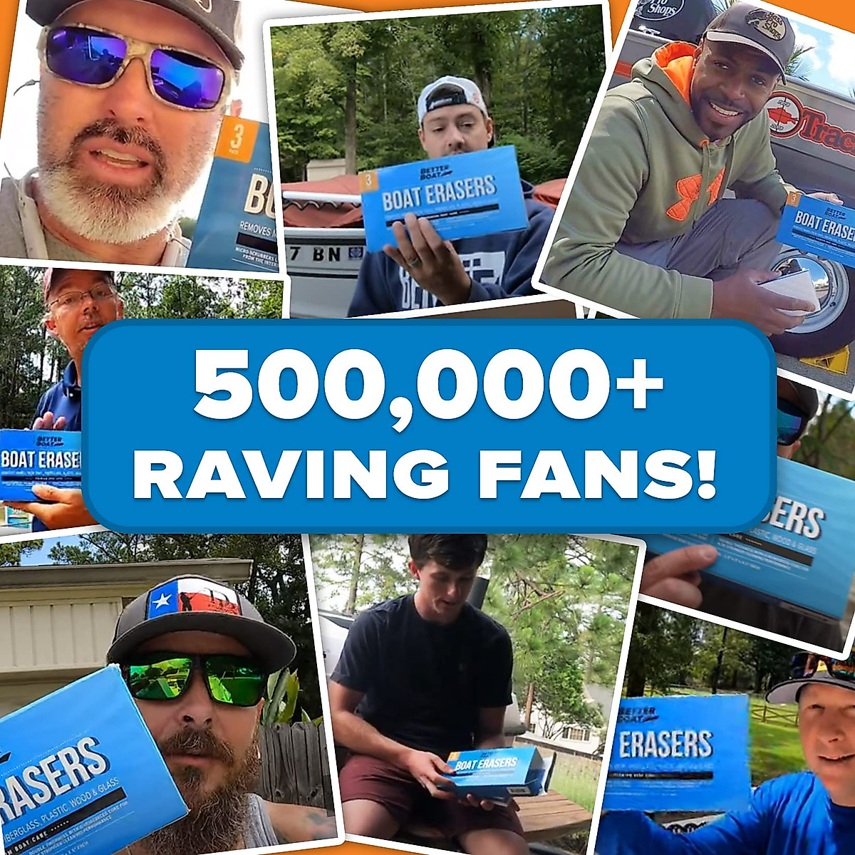 Premium Boat Scuff Erasers | Boating Accessories Gifts for Cleaning Boat Accessories or Gift for Pontoon Fishing Jon Boats Decks Vinyl Boat Cleaner Hull Cleaner Gadgets for Men and Women