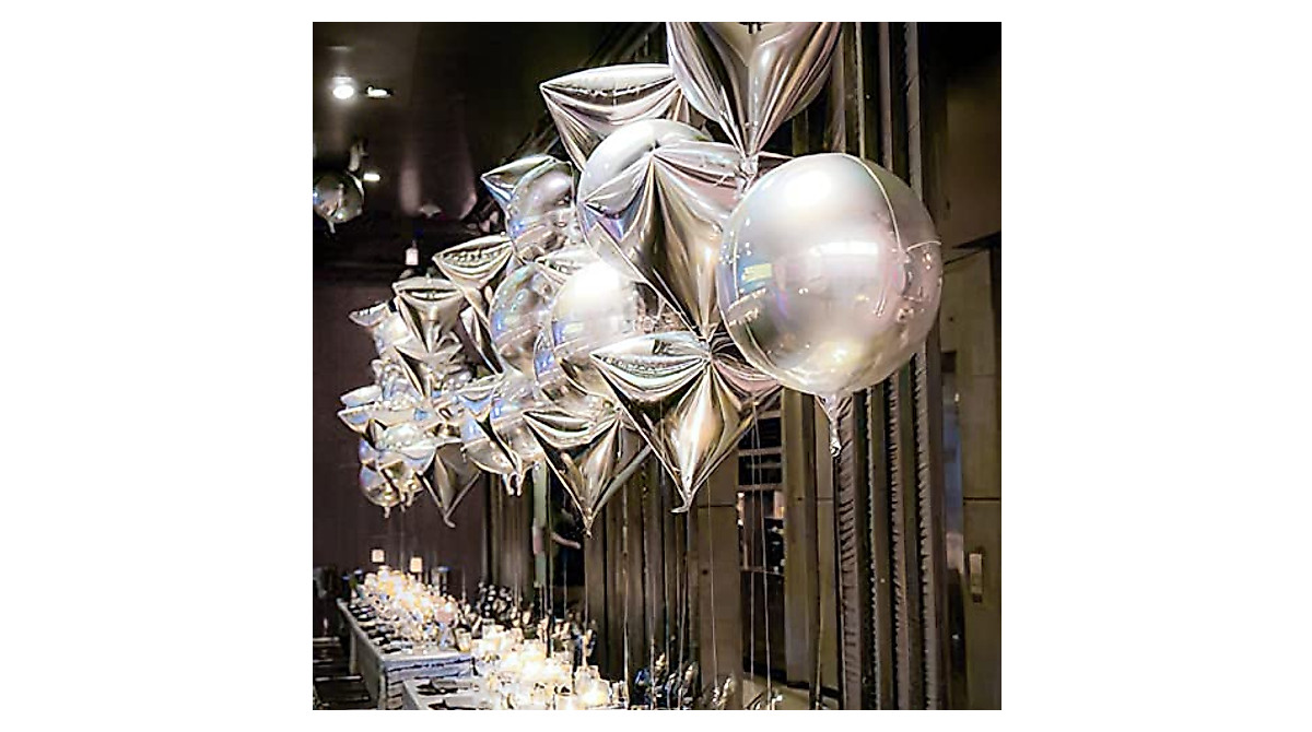 PartyWoo Metallic Silver Balloons for Every Celebration
