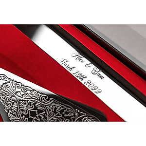 Personalized Engraving Cake Knife and Server Set | Wedding Cake Knife and Server | Wedding Gift | Elegant Cake Cutting Set | Engagement Gift For Couples