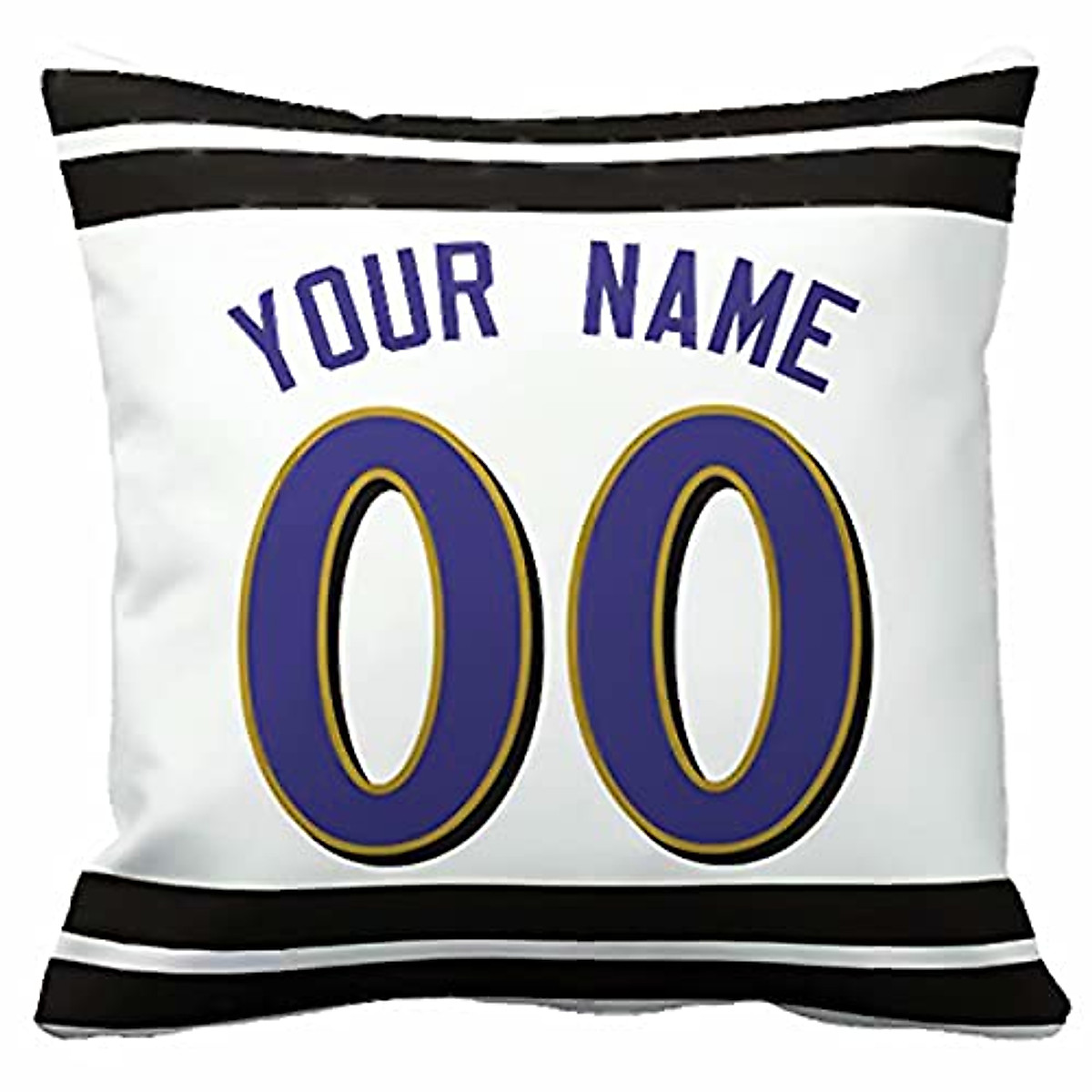 Throw Pillow 2 Packs Custom Any Name and Number for Men Youth Boy Gift