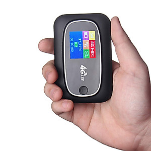 Cambell Hotspot Router 4G LTE GSM Unlocked Link M7 (AT&T/Tmobile/Verizon/Metro/Claro/Latin/Europe) Global Bands up to 10 WiFi Portable (Black w/LCD)