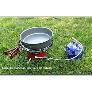 AIROKA Aluminum alloy Non-Stick Medium Frying Pan with Folding Handle for Outdoor Camping Picnic Hiking