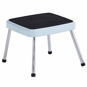 COSCO Stylaire Retro 1-Step Steel Step Stool, Teal