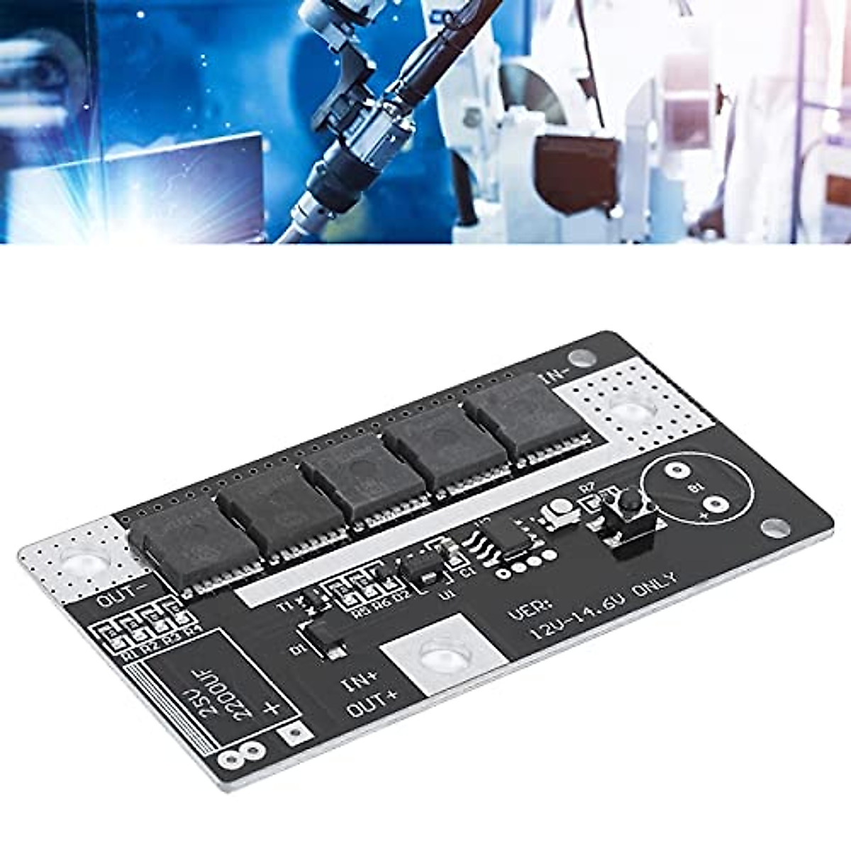 Spot Welder PCB Circuit Board DIY Kit 12V 90-150A Battery Energy Storage Spot Welder PCB Circuit Board for 18650/26650/32650 Lithium Battery