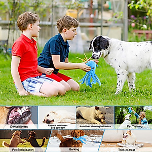 BitPeUG Squeaky Dog Toys Large Dog Toys Big Dog Toys with Crinkle Paper, Interactive Playing Tug-of-War Dog Toys, Dumbo Octopus Stuffed Durable Chew Toys, Dog Toys for Large Dogs for Teething