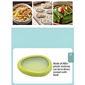 Generic 4pc Silicone Fruit And Vegetable Storage Container Set For Fridge，Avocado Silicone Saver，Tomato Storage Container，Onion Keeper，And Lemon Saver For Fridge。 (4PCS- fruit and vegetable saver)