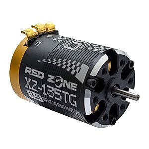 Hi-Tec Red Zone XZ-135TG (13.5T) 50th Anniversary Model Brushless Motor, Genuine Japanese Product, XZ-TG Series, for RC Touring Cars, ESC Compatible with Sensors 61165
