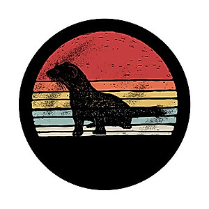 Vintage Retro Weasel PopSockets Grip and Stand for Phones and Tablets