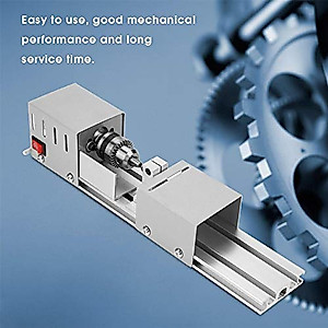 Woodworking Polishing Machine, Rotary CNC Beads Polishing Machine Grinding Lathe DC 24V Jewelry DIY Enthusiasts for DIY Tool Lathe for Table Woodworking Wood
