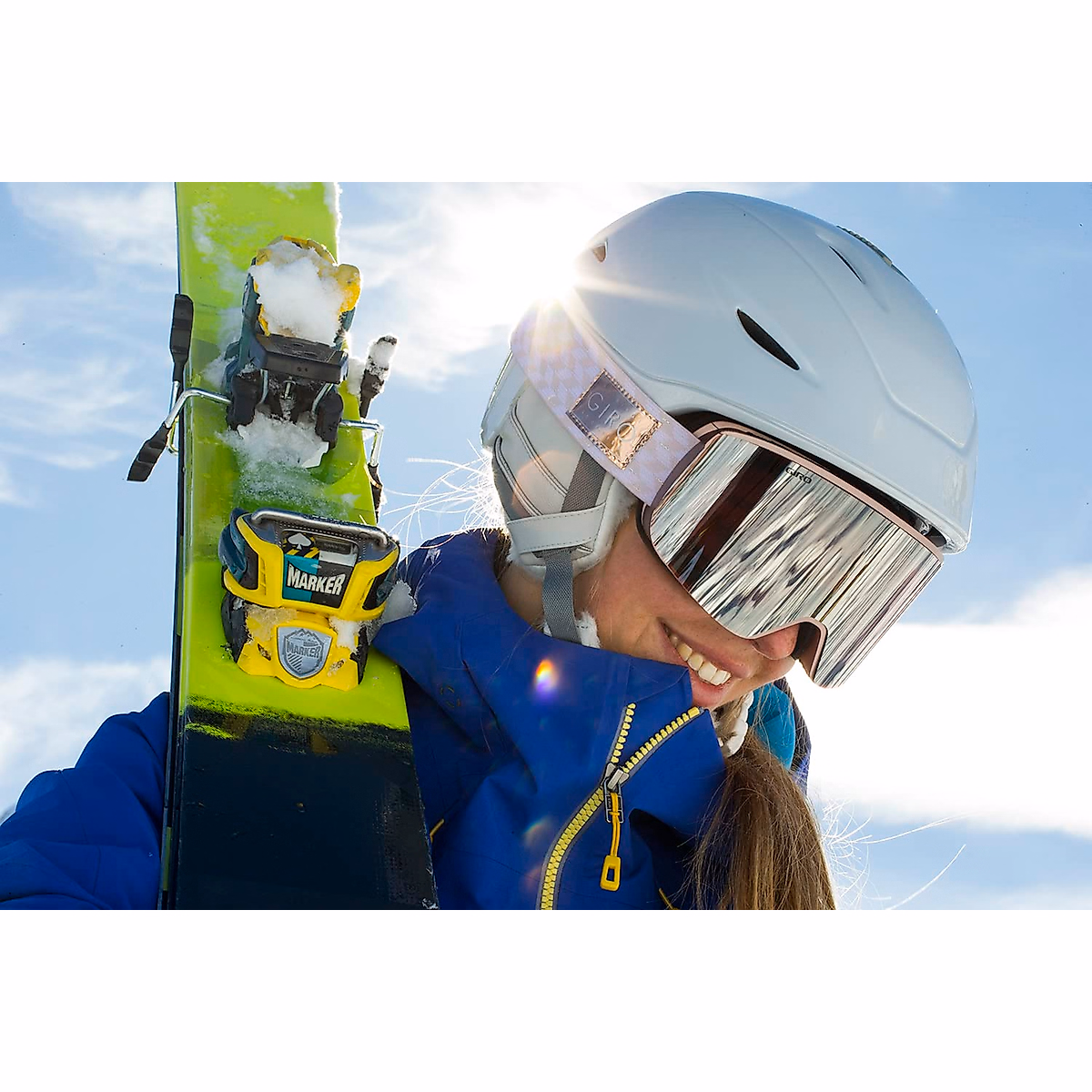Giro Fade MIPS Ski Helmet - Snowboard Helmet for Women & Youth - Matte White - Size M (55.5-59 cm)
