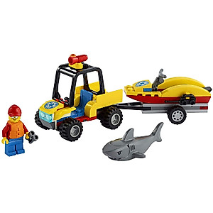LEGO City Beach Rescue ATV 60286 Building Kit; Fun Cool Toy for Kids, New 2021 (79 Pieces)