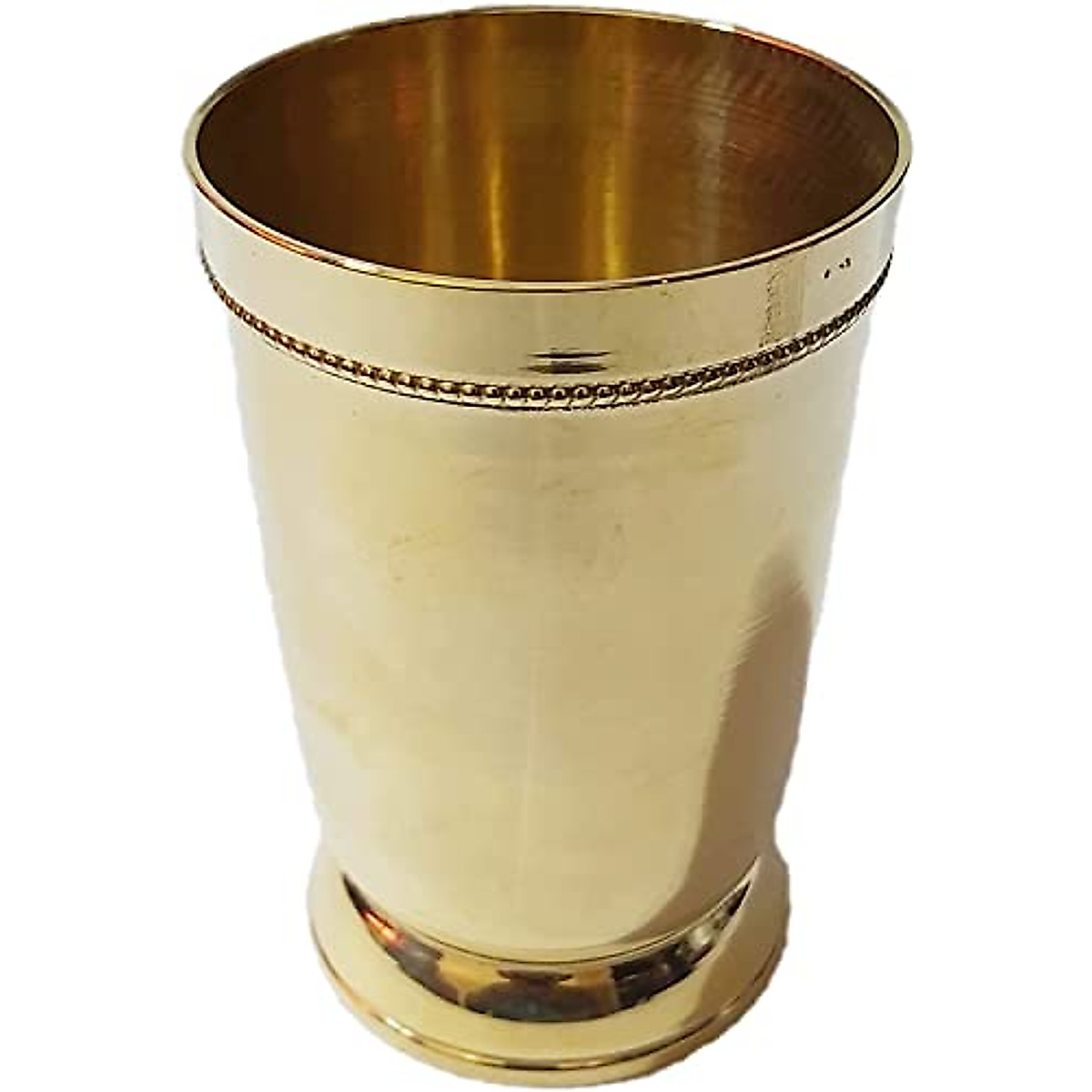 PARIJAT HANDICRAFT Brass mint julep cup with capacity 10 ounce.
