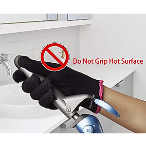 Kiloline Professional Heat Resistant Glove for Hair Styling Heat Blocking for Curling, Flat Iron and Curling Wand