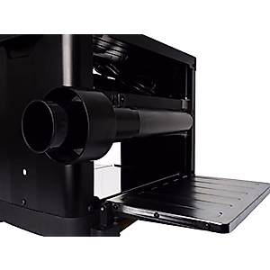 Cutech 40700H 12-1/2-Inch Spiral Cutterhead Benchtop Planer with 24 Tungsten Carbide Inserts, Single Speed Feed Rate, Snipe Minimizer, and Board Return Rollers