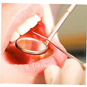 YNR Oral Dentistry Dental Oral Hygiene Mouth Mirror Stainless Steel Handle,Dentist Tool for Teeth Cleaning Inspection Daily Use Oral Care