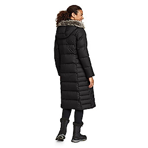 Eddie Bauer Women's Lodge Down Duffle Coat, Black, Small