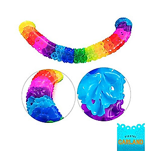 Rainbow Garland 5 Pack - Ideal for Rainbow Party Decorations, Fiesta Party Decorations, Mexican Party Decorations, Party Streamers Supply - 10 Feet Long Each | 9 Inch Diameter by OLÉ RICO
