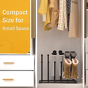 SINKHANUN Boot Rack Shoe Organizer - Stainless Steel Boot Organizer for Tall Boots, Rain Boot for Entryway, Closet Floor