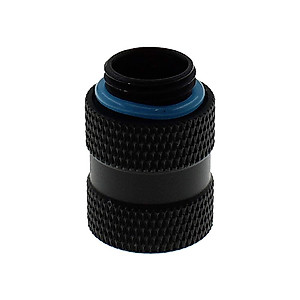 XSPC G1/4" 20mm Male to Female Fitting, Matte Black