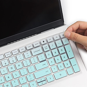 MUBUY Keyboard Cover for Dell Inspiron 15 3510 3511 3515 3525 5510 5515 5518 7510, Inspiron 16 7610, Dell Vostro 15 5510, Latitude 3520, 2022 2021 Dell Inspiron 15 16 3000 5000 7000 Laptop-MG
