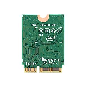 AX201NGW WiFi Card,WiFi 6E M.2 Laptop 2.4Gbps 802.11ax Wireless Intel AX201 Wireless Card 11AX WiFi Adapter with Bluetooth 5.3 MU-MIMO for Windows 10, 64-bit, Google Chrome OS, Linux(64bit)