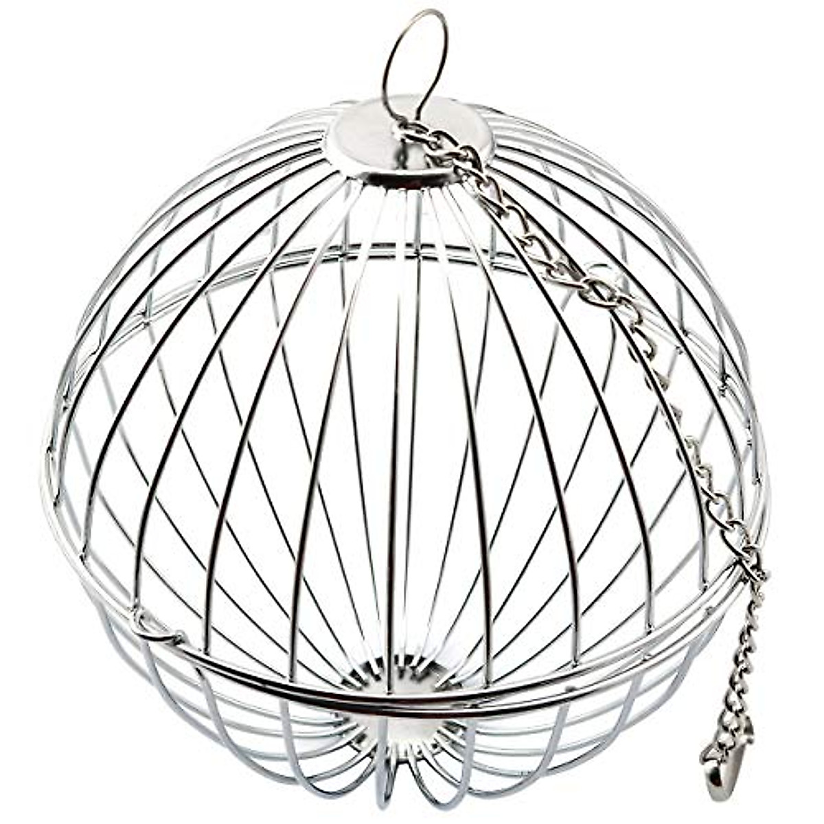 LQ Industrial Pet Hay Ball Small 13cm Stainless Steel Animals Hay Dispenser for Hamsters Gerbils Rat Chinchillas Guinea Pigs