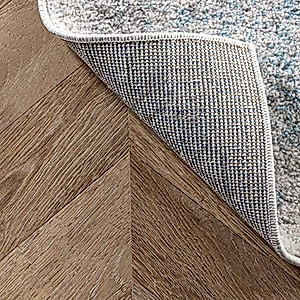 nuLOOM Rio Transitional Farmhouse Area Rug, 5' x 7' 5", Aqua