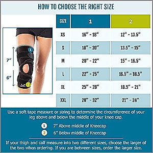 BIOSKIN Wraparound Patella Stabilizer Knee Brace for Patellofemoral Pain, Patella Tracking Disorders, Dislocation, and Subluxation, Left or Right Kneecap Tracking (L)