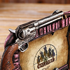 Rustic Resin Antler Photo Frame 8x10 Retro Western Room Decor Farmhouse Picture Frames Hunting Decor Lodge Decor Great Gift Wild Western, Cowboy, Bar, Hunting, Outdoor Culture